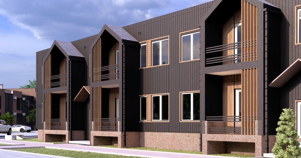 Project #633 - prefab apartment building for quality living | NordHouse